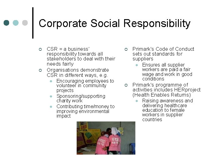Beyond corporate social responsibility Introduction to Primark A