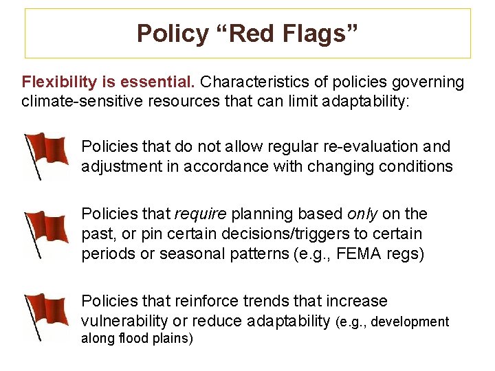 Planning for Climate Change Lara Whitely Binder Climate