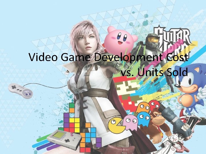 Video Game Development Cost vs Units Sold Introduction