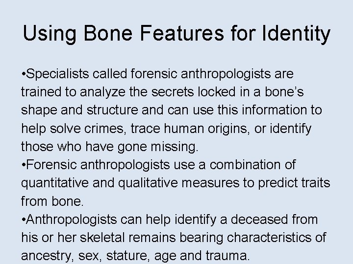 Human Body Systems Unit 1 Identity Directional Terms