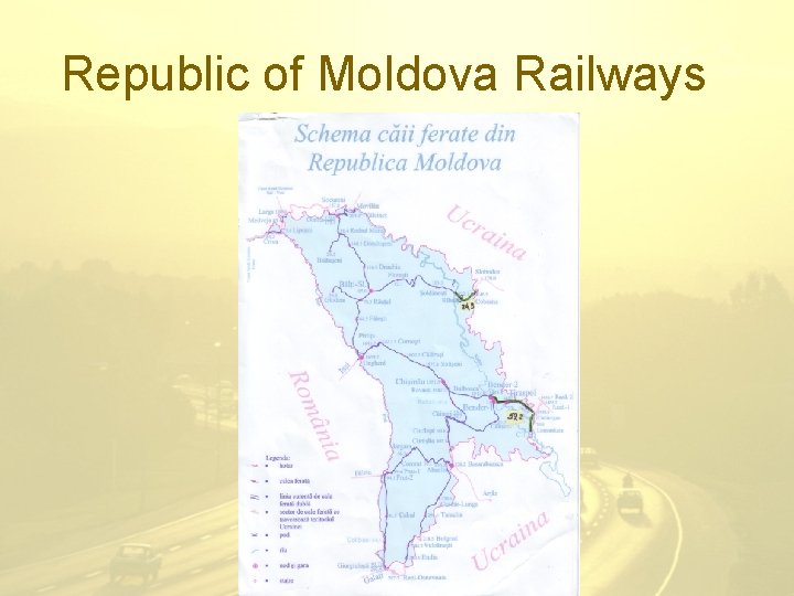 Republic of Moldova Road Infrastructure Road infrastructure Road
