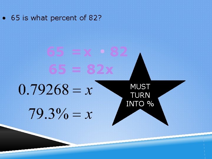 Bellwork August 26 30 Write an equation or