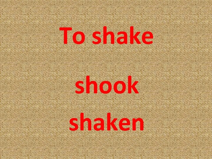 List of Irregular Verbs To be waswere been