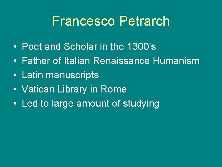 New Ideas and Art Renaissance Continues Humanism Balance