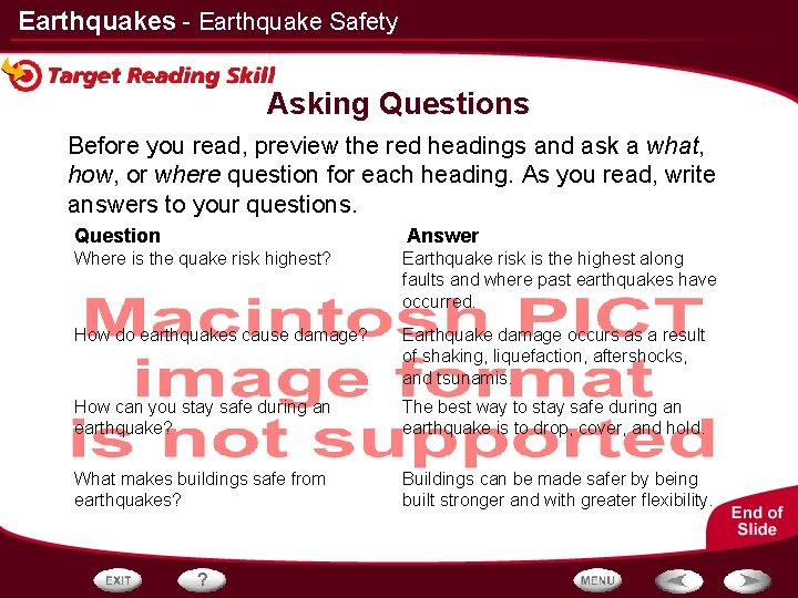 Earthquakes Table of Contents Forces in Earths Crust