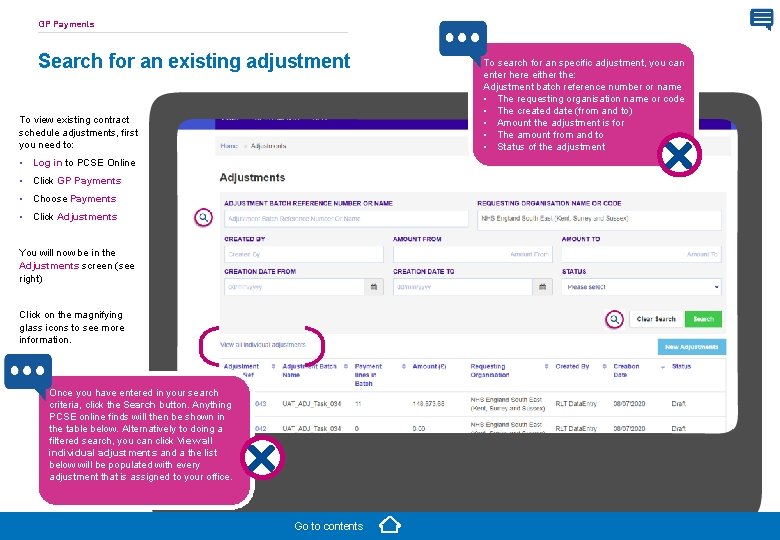 GP Payments Commissioner Adjustments Version 1 0 08092020