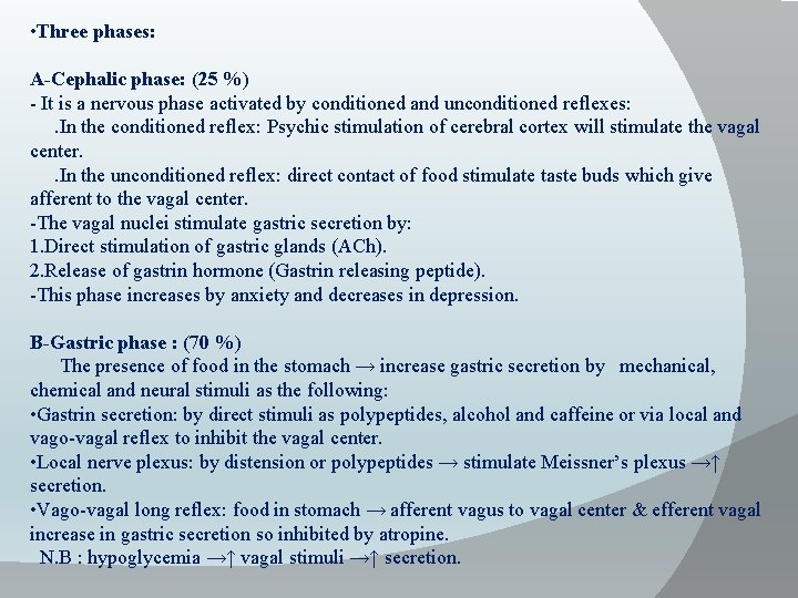 3 GASTRIC SECRETION Prof Sherif W Mansour Physiology