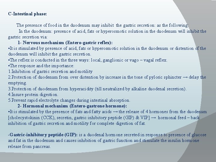 3 GASTRIC SECRETION Prof Sherif W Mansour Physiology