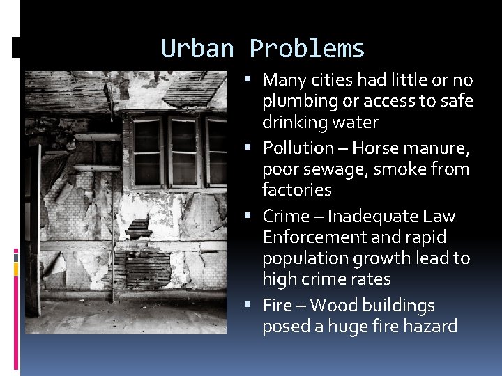 Chapter 15 THE CHALLENGES OF URBANIZATION Preview Imagine