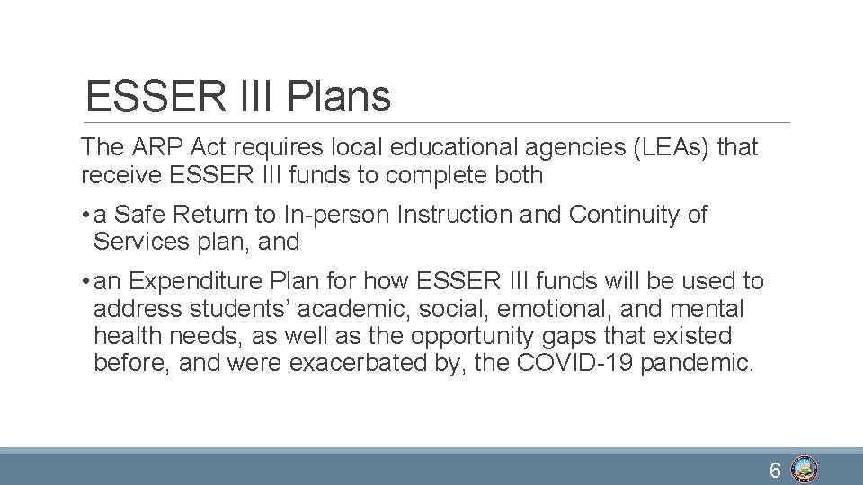 TONY THURMOND State Superintendent of Public Instruction Template