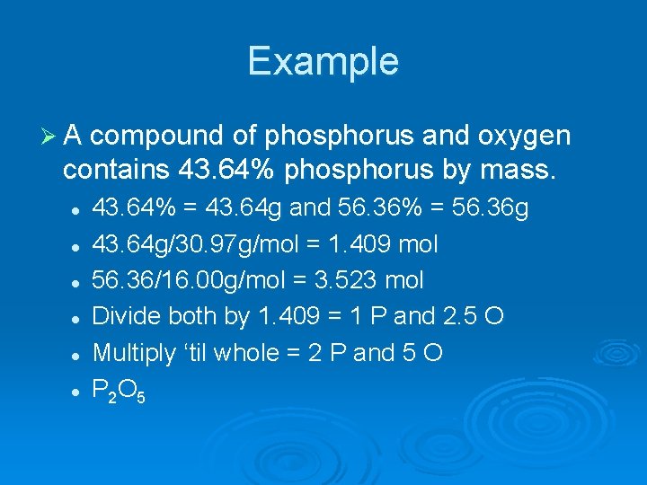 Quantitative Chemistry The bean counting of chemistry The