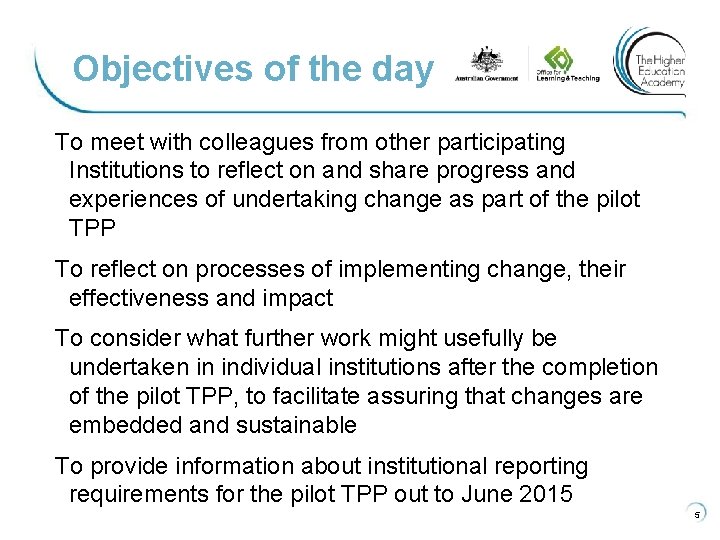 Transforming Practice Programme Sharing and Sustainability Meeting November