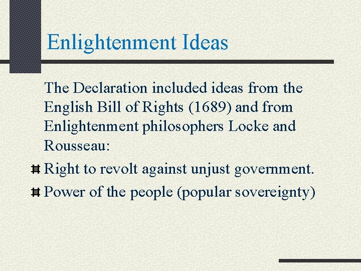 The American Revolution 1715 1800 Lesson 15 American