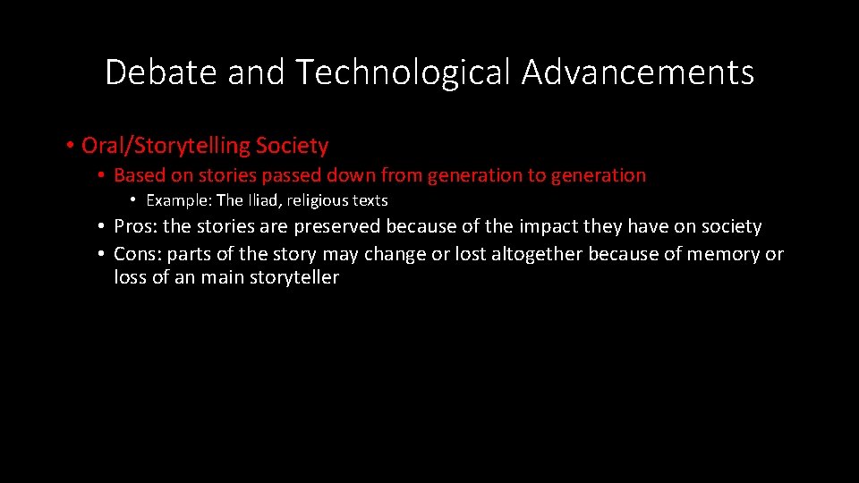 Technology and DiscourseDebate Moment of Prayer Question 1