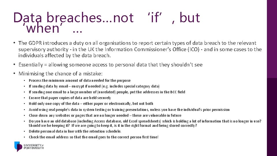 GDPR one year on a Library update on