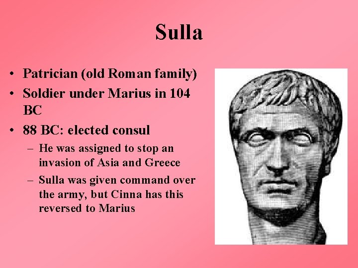 The Late Republic The Beginning of the End