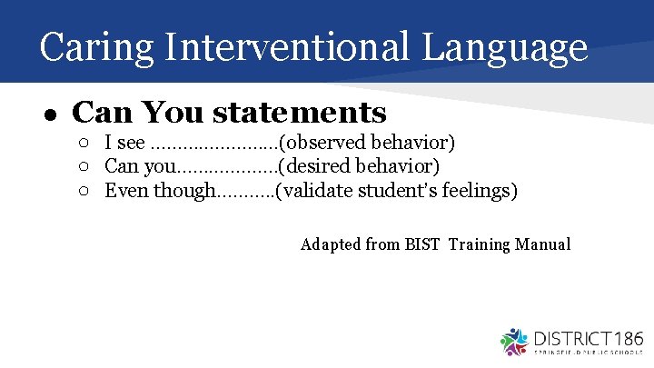 Training Module 6 of 10 Aligning with District