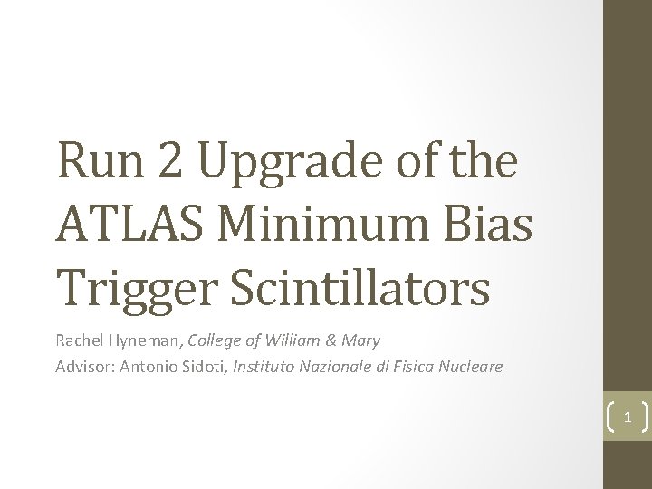 Run 2 Upgrade of the ATLAS Minimum Bias