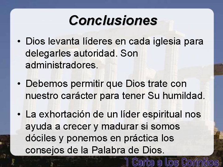 Clase 5 Siervos humildes Clase 5 Siervos humildes