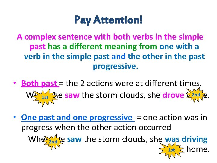 English Verb Review The foundation for English sentences