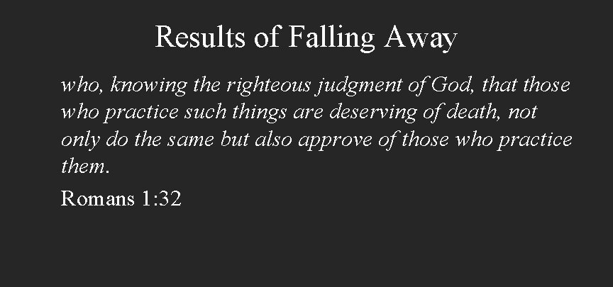 Are You Falling Galatians 1 3 4 Signs