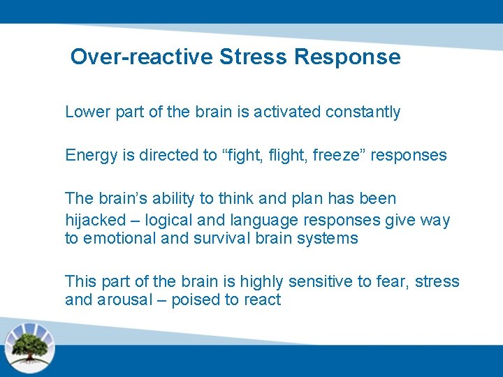 Complex Trauma Resources Residential Training Program Module 3
