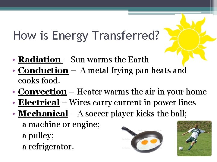 Energy Transfer Resources Renewable vs Nonrenewable How is