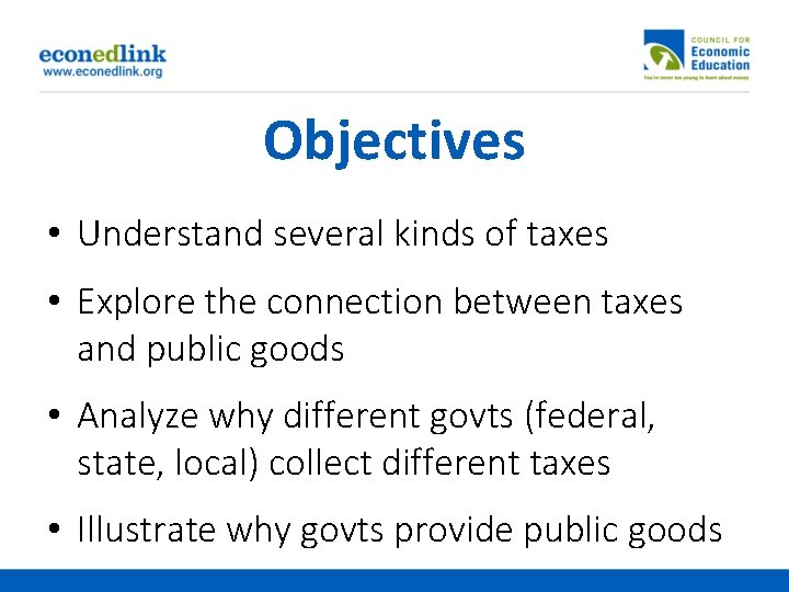 Tic Taxes Presented by Dr Julie Heath University