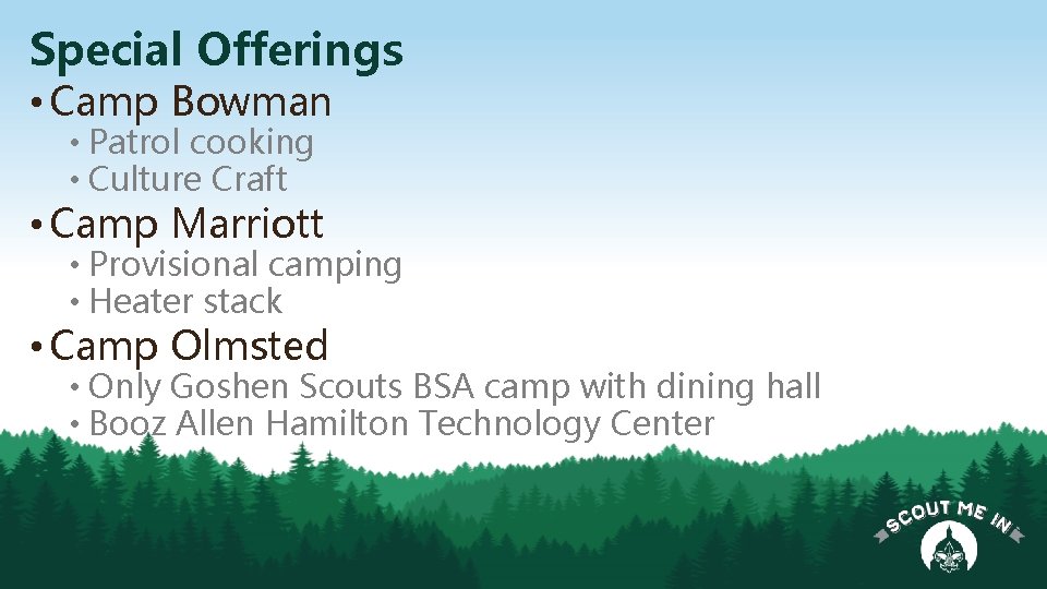 Lets Get CampingPlanning for Summer 2021 Scouts BSA