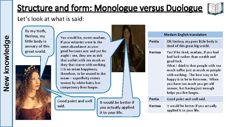 L 3 LO How has Shakespeare structured Act