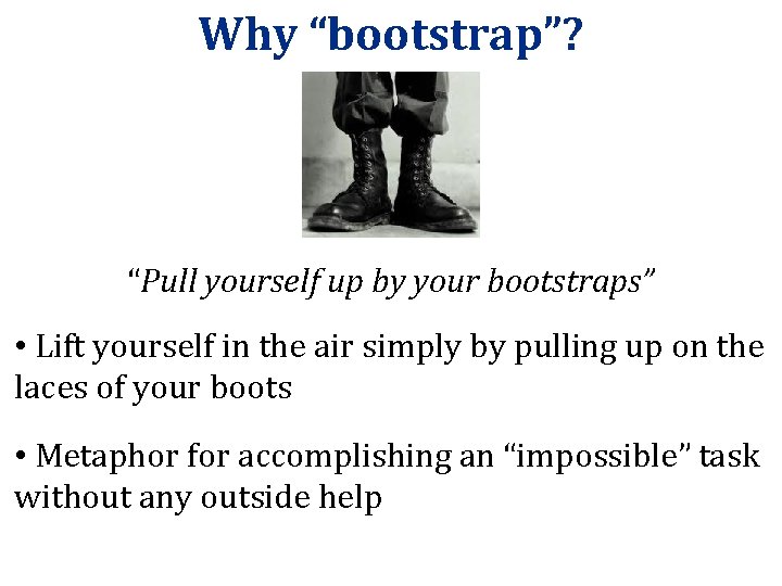 Confidence Intervals Bootstrap Distribution 2612 More on confidence