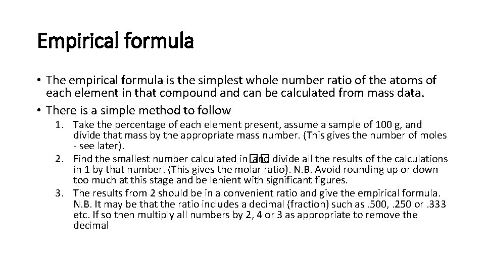 UNIT 7 Reactions and Stoichiometry Symbols relative atomic