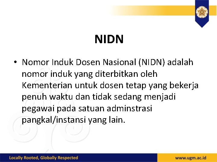 REGISTRASI PENDIDIK DOSEN TETAP PNS DAN NON PNS