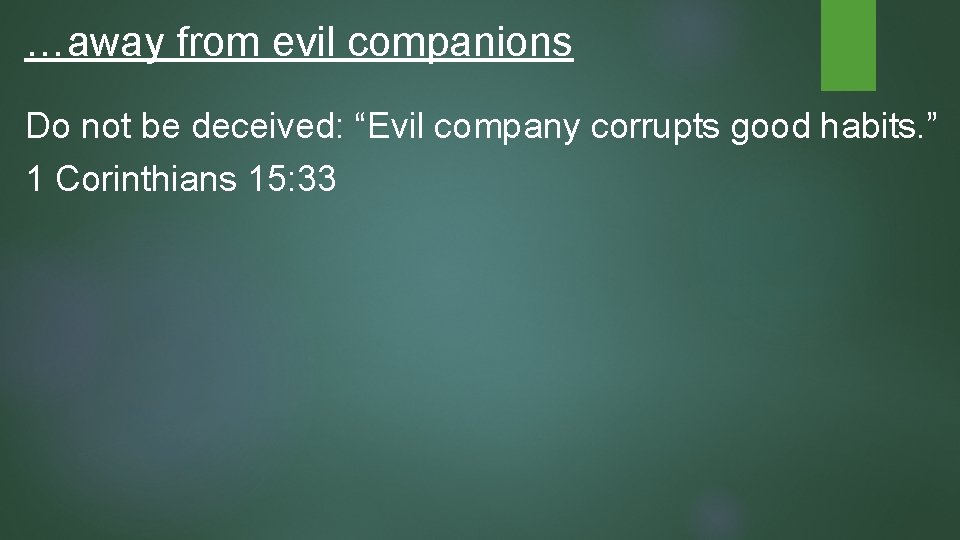 Bring Them With You ECCLESIASTES 4 910 Leave
