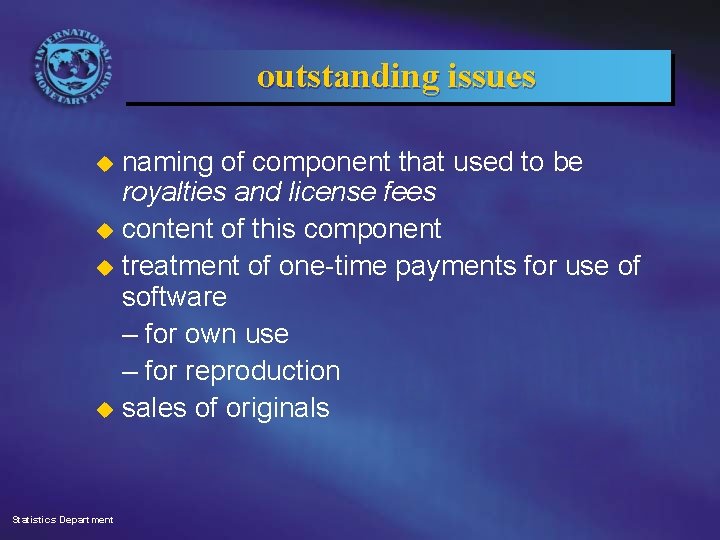 sixth edition of the Balance of Payments Manual