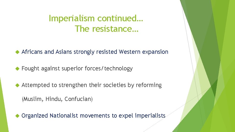 New Imperialism 18 th Century to 1914 Focus