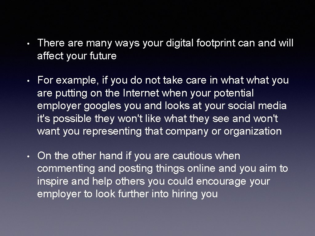 My digital footprint By Ava Ryalls What is
