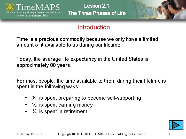 Lesson 2 1 The Three Phases of Life