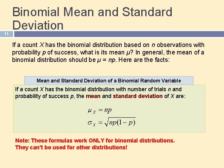 STAT 1510 BINOMIAL POISSON DISTRIBUTIONS Agenda 2 The