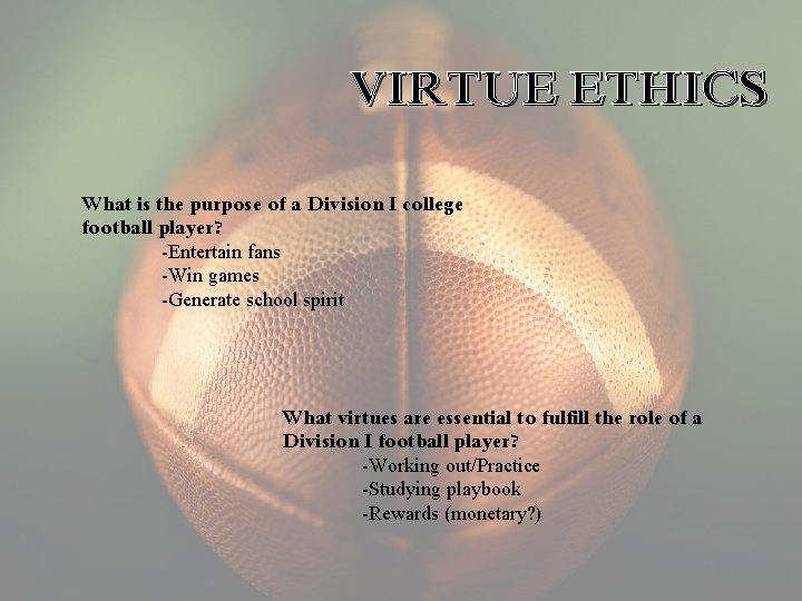 Division 1 Football Athlete Compensation Brittani Hunter CORE