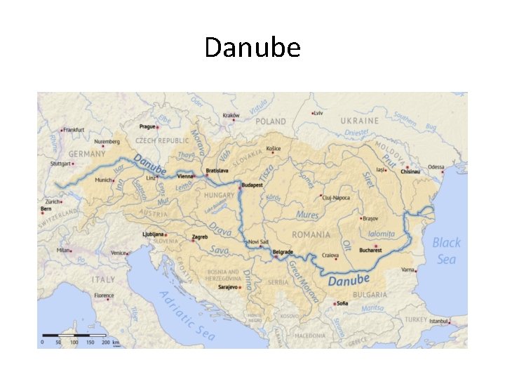 Rivers of Europe The physical features of Europe