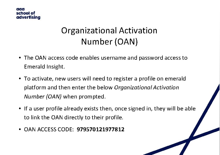 AAA School of Advertising DIGITAL LIBRARY USER GUIDE