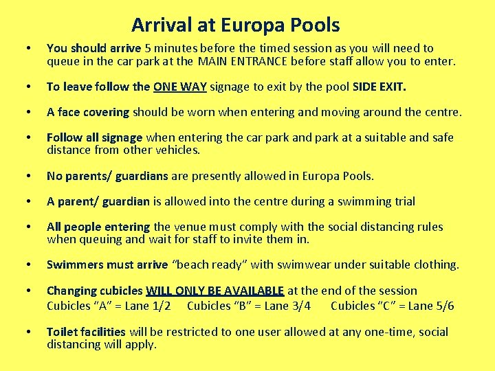 Birkenhead Swimming Club Returning To Training Europa Pools