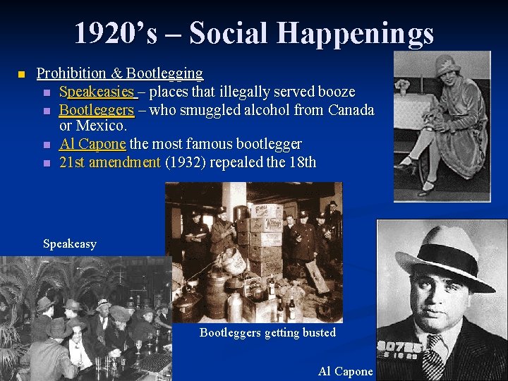 The 1920s to the 1930s Boom to Bust