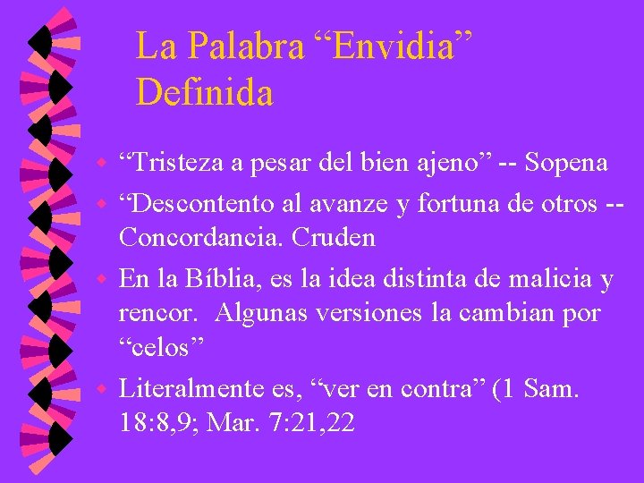 La Envidia Pecados Del Corazn Introduccin Se puede