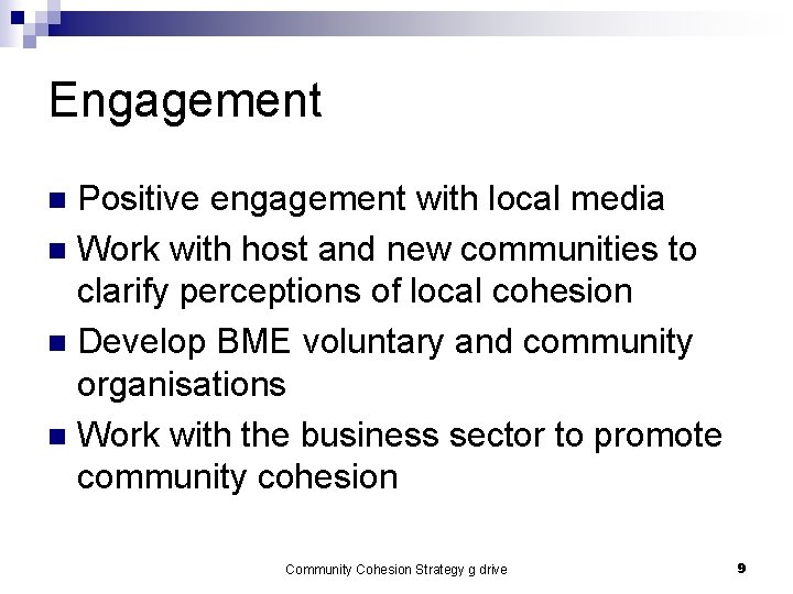 Community Cohesion Strategy and Action Plan Community Cohesion