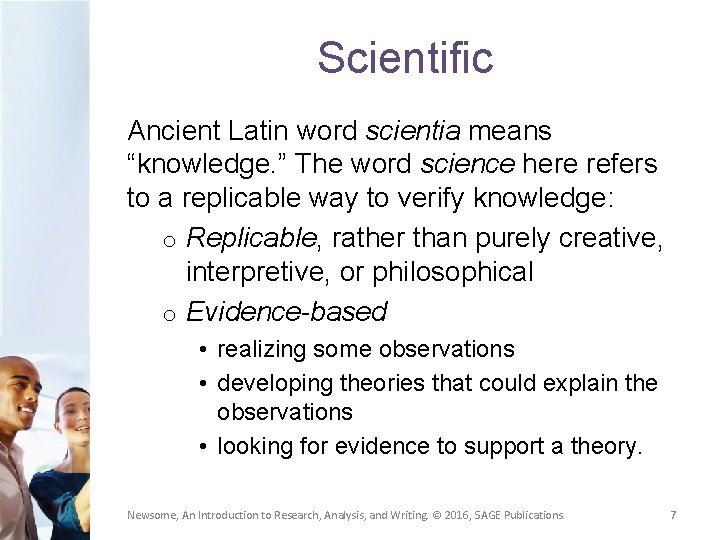 Research Analysis and Writing Chapter 1 The Way