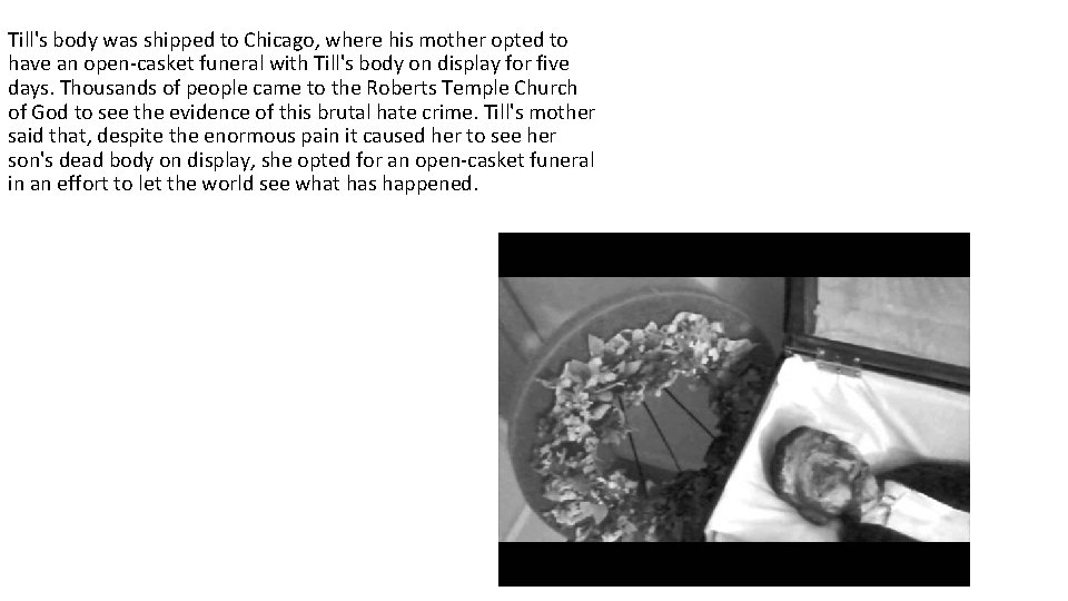 The Story Of Emmett Till By Khaliah M