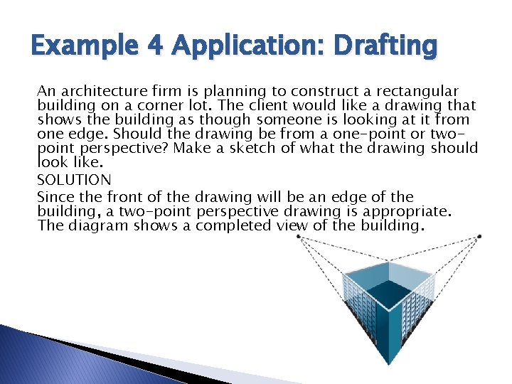 Lesson 54 Representing Solids Perspective Drawing A drawing