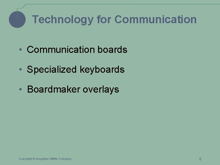 Chapter Twelve Technology in Early Childhood Special Education